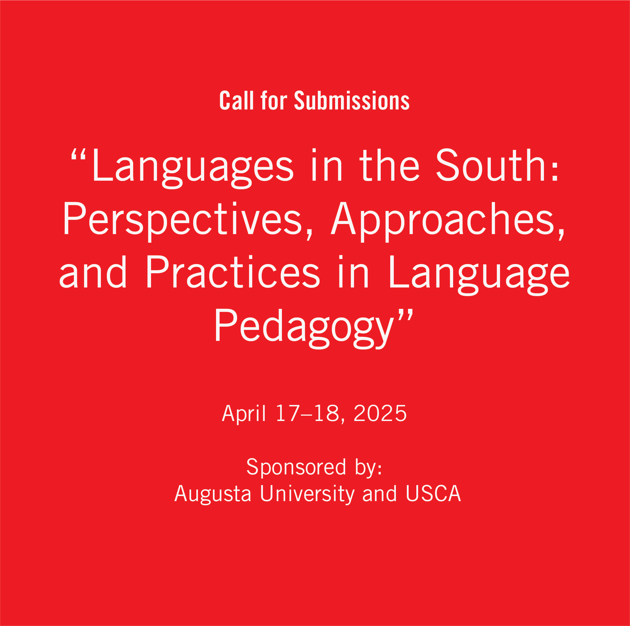 Languages, Literatures & Cultures | USCA