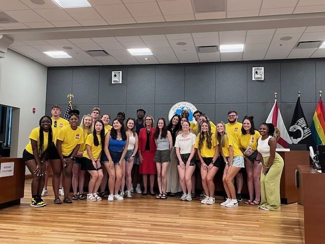 2024 | USCA students meet Florida mayor | USCA